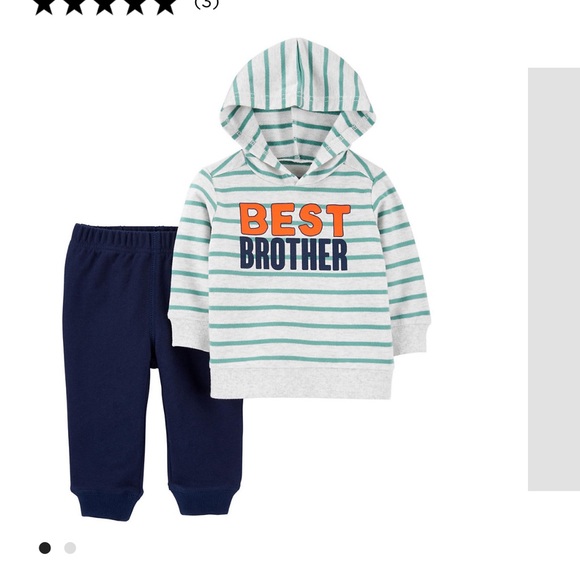 Carter's | Matching Sets | Carters Best Brother Outfit | Poshmark